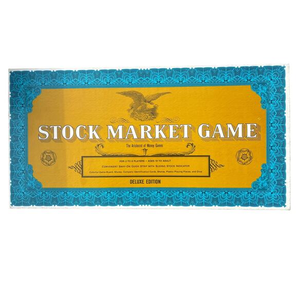 Whitman | Games | Vintage Stock Market Game Deluxe Edition Wealth ...